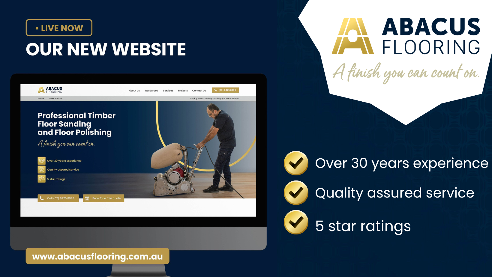 Unveiling Abacus Flooring's New Website: A Seamless Flooring Experience - Abacus Flooring